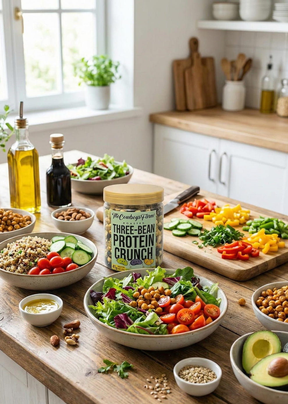 Roasted Three -Bean Protein Crunch – The Cowboys Farm®