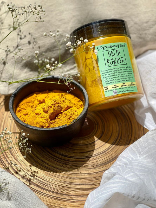 Desi Turmeric Powder ( Haldi Powder ) 250g – The Cowboys Farm