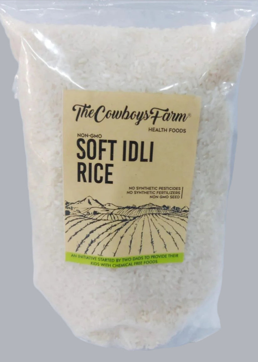 Unbleached Idli Rice 1 kg – The Cowboys Farm