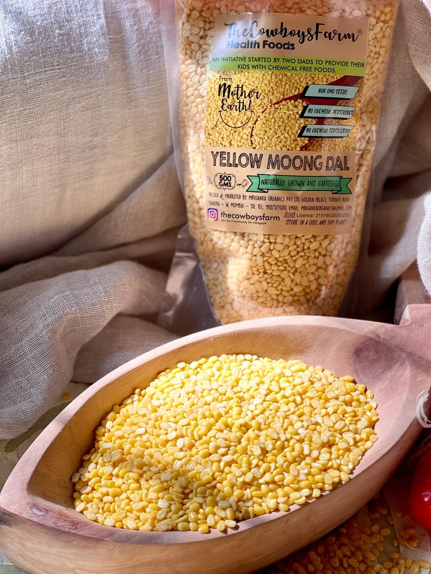 Yellow Moong Dal 500 grams – The Cowboys Farm